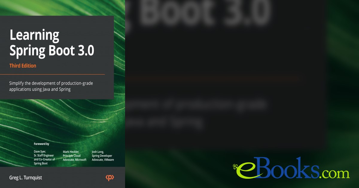 Learning Spring Boot 3 0 By Greg L Turnquist Ebook