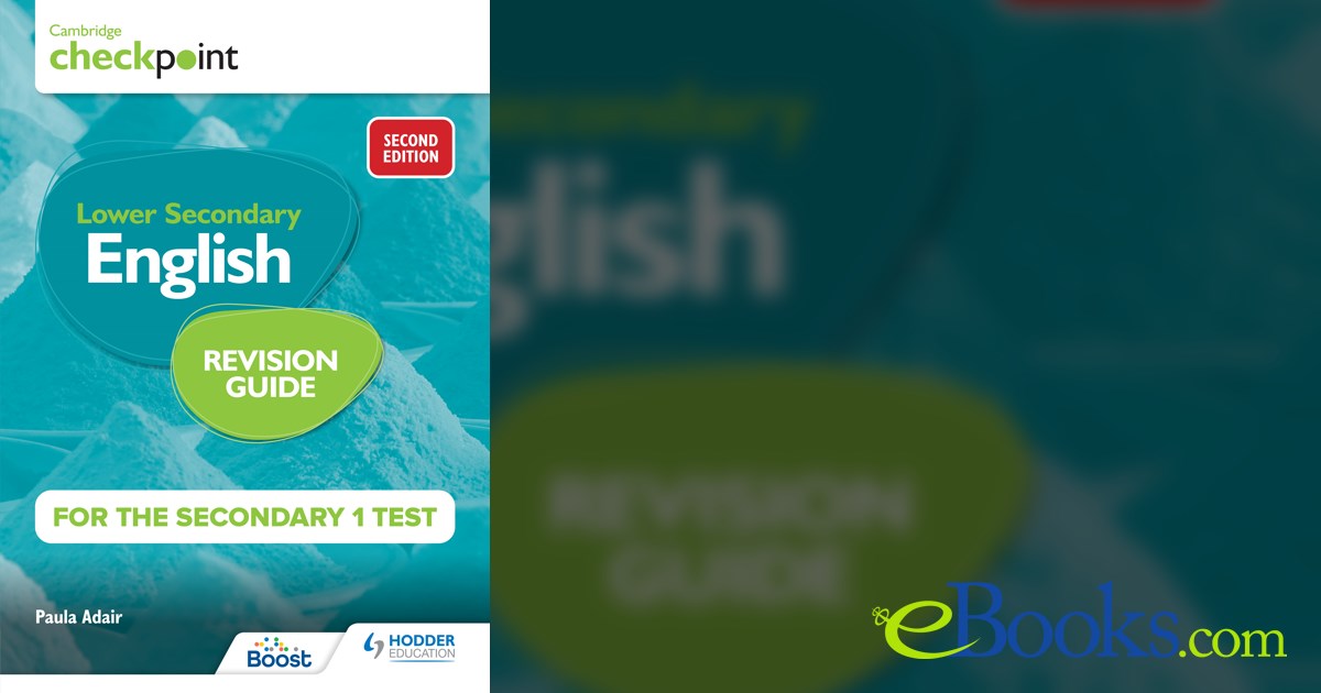 Cambridge Checkpoint Lower Secondary English Revision Guide for the ...