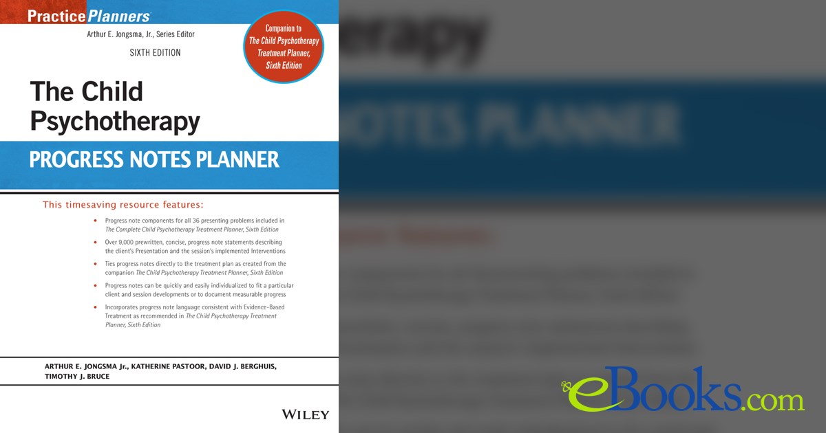 The Child Psychotherapy Progress Notes Planner (6th ed.)