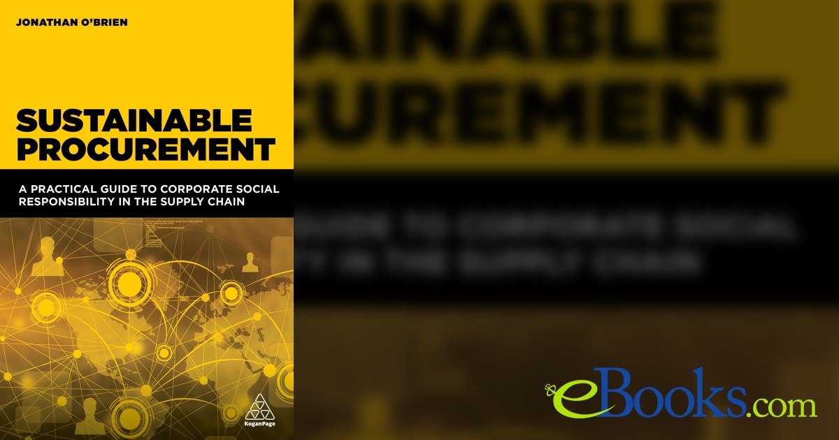 Sustainable Procurement by Jonathan O'Brien (ebook)
