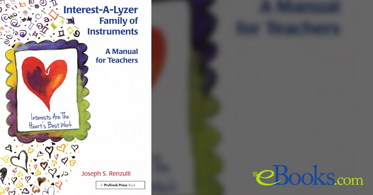 Interest-A-Lyzer Family of Instruments by Joseph Renzulli (ebook)