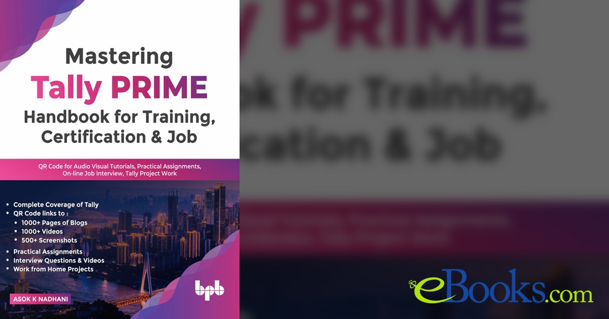 Mastering Tally PRIME by Asok Nadhani (ebook)