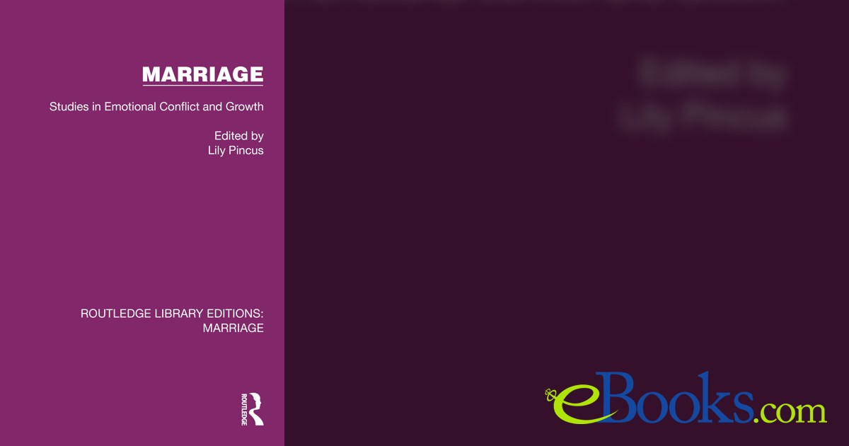 Marriage by Lily Pincus (ebook)