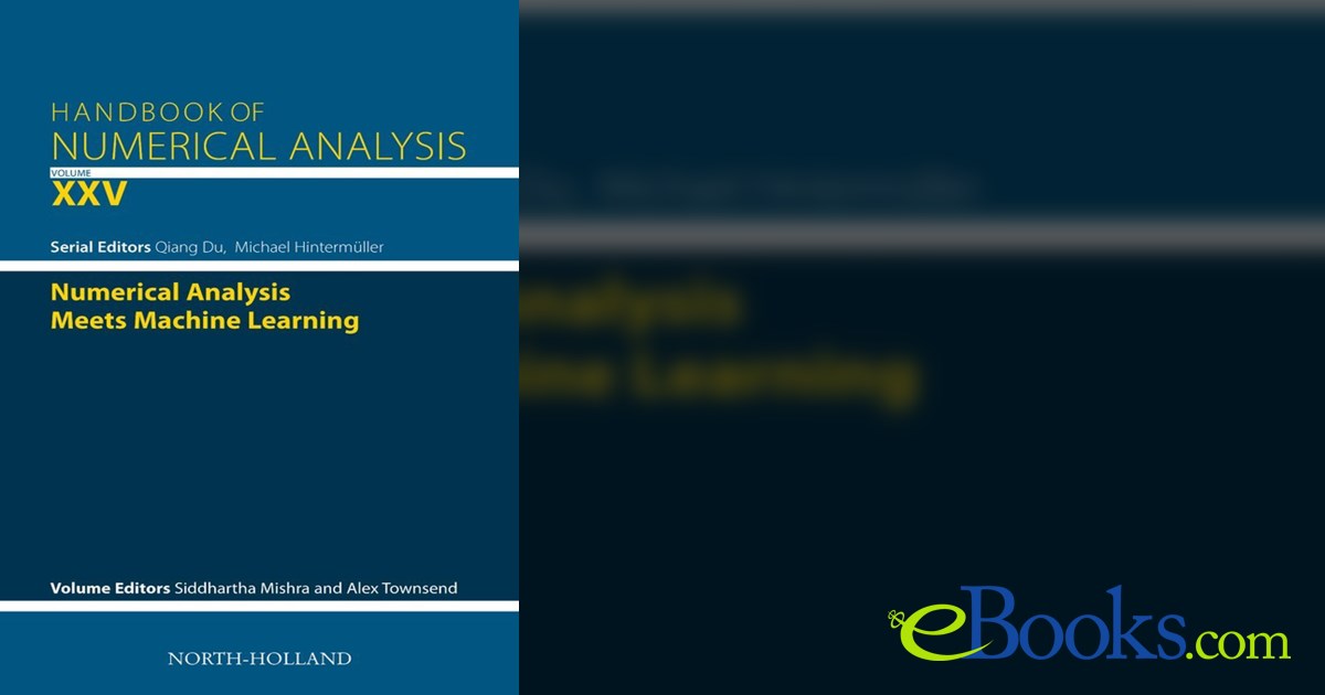 Numerical Analysis meets Machine Learning