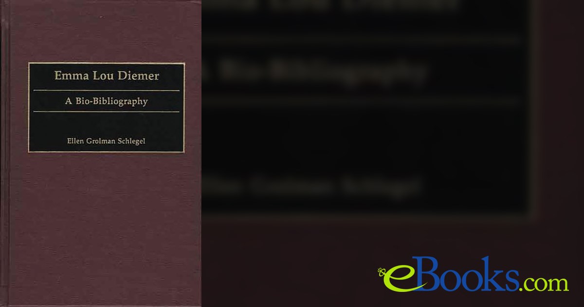 Emma Lou Diemer by Ellen G. Grolman (ebook)