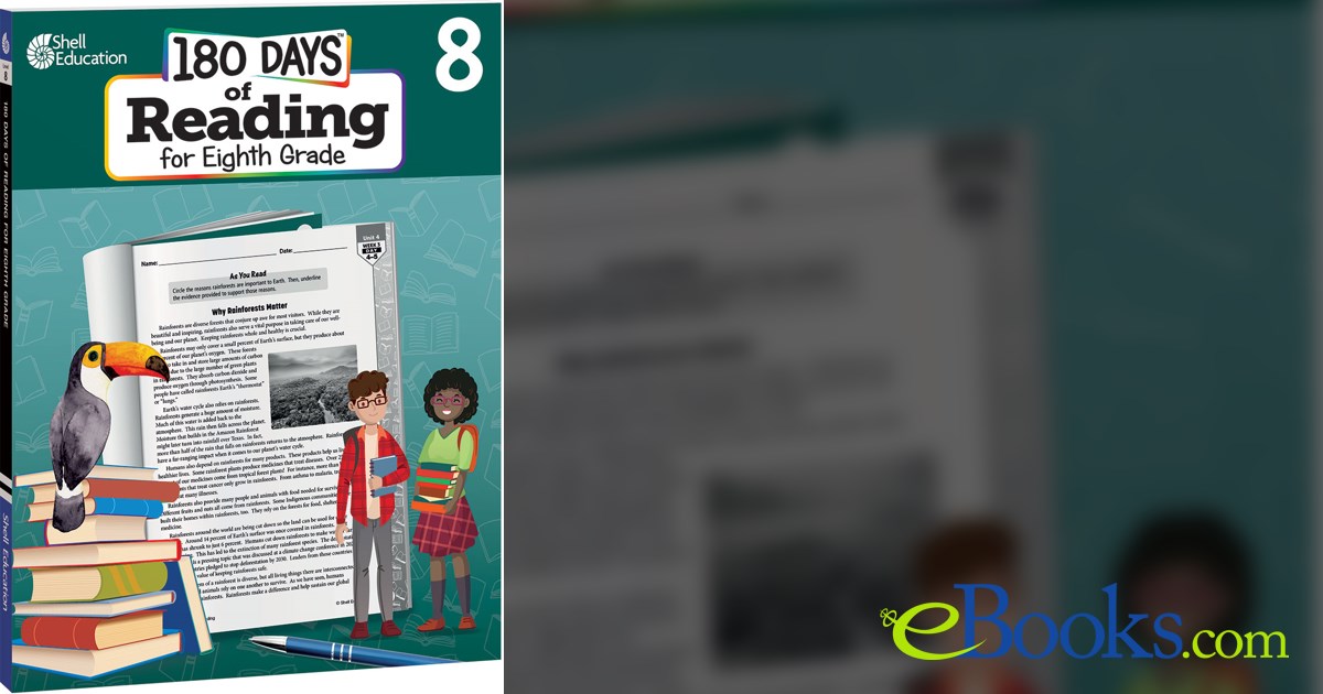 180 Days™: Reading for Eighth Grade by Monika Davies (ebook)