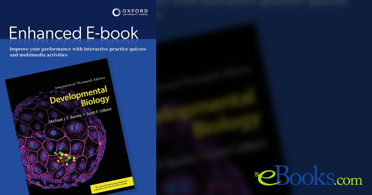 Developmental Biology XE (13th ed.) by Michael Barresi (ebook)