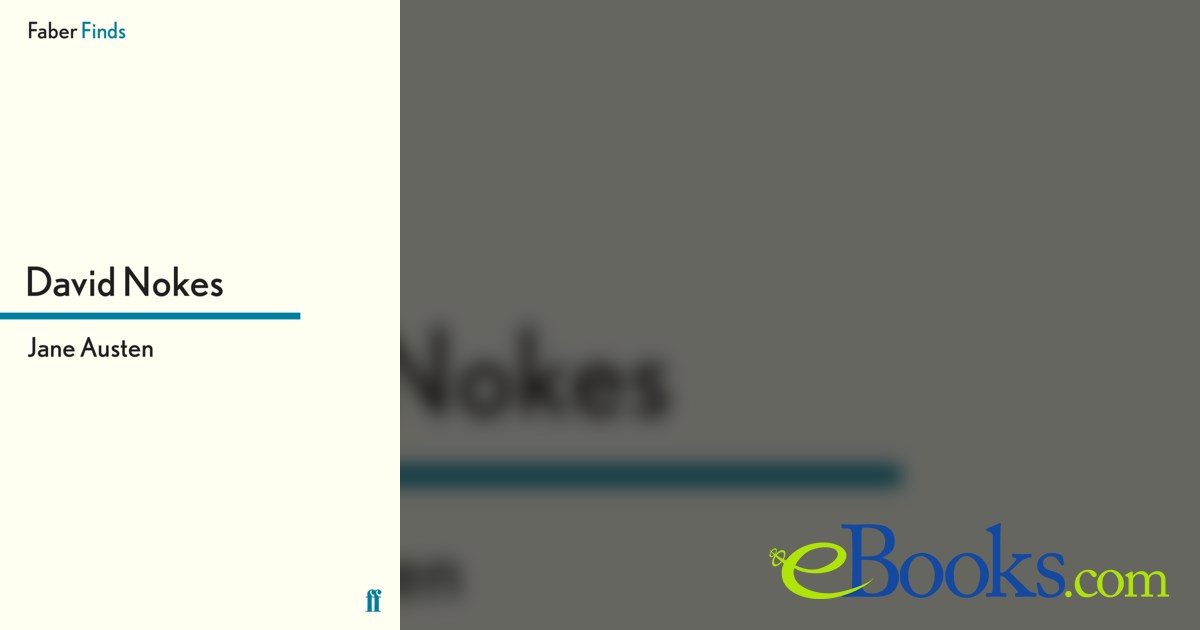 Jane Austen by David Nokes (ebook)