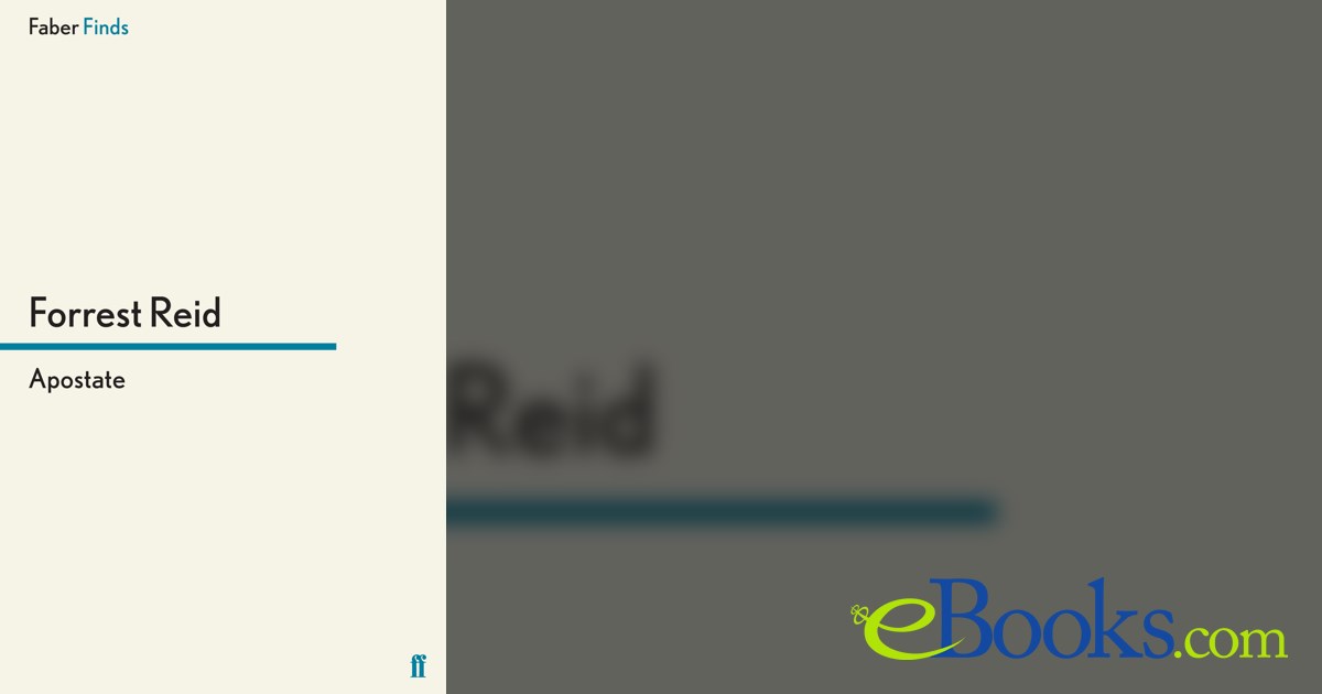 Apostate by Forrest Reid (ebook)