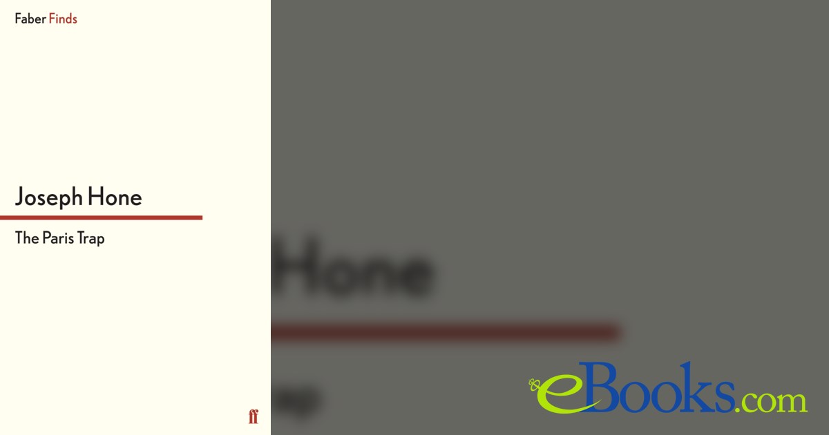 The Paris Trap by Joseph Hone (ebook)