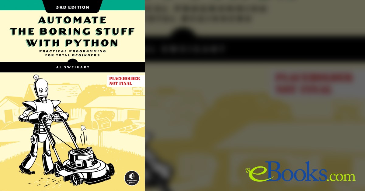 Automate the Boring Stuff with Python, 3rd Edition