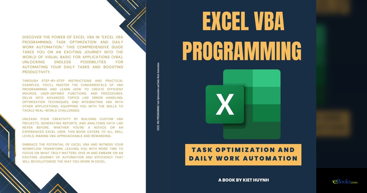 Excel VBA Programming by Kiet Huynh (ebook)