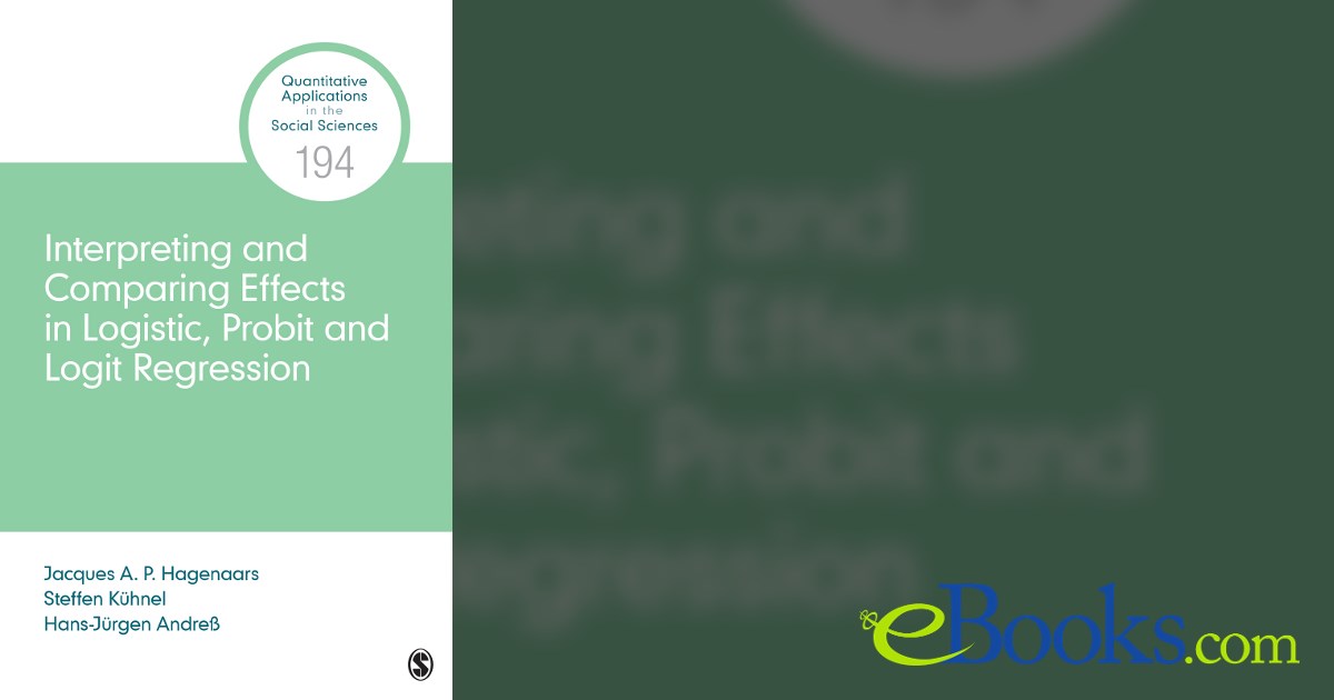 Interpreting And Comparing Effects In Logistic Probit And Logit 5736
