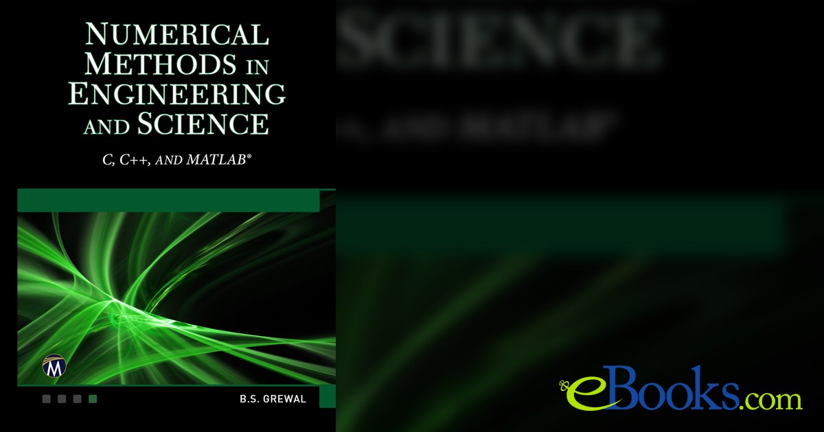 Numerical Methods in Engineering and Science by B. S. Grewal (ebook)