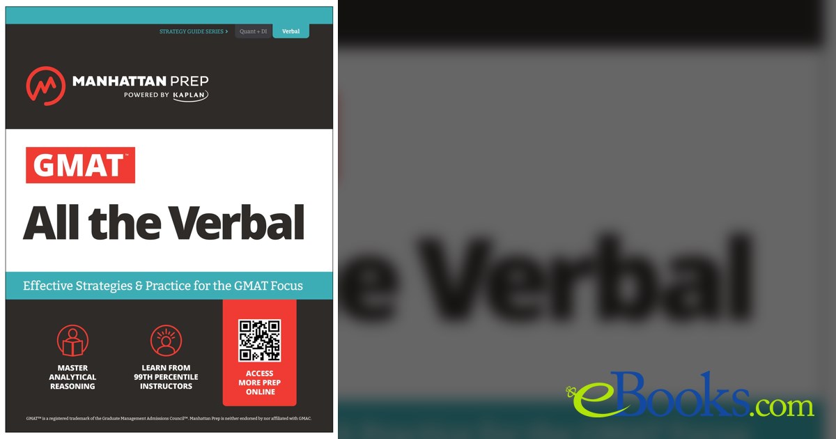 GMAT All the Verbal by Manhattan Prep (ebook)