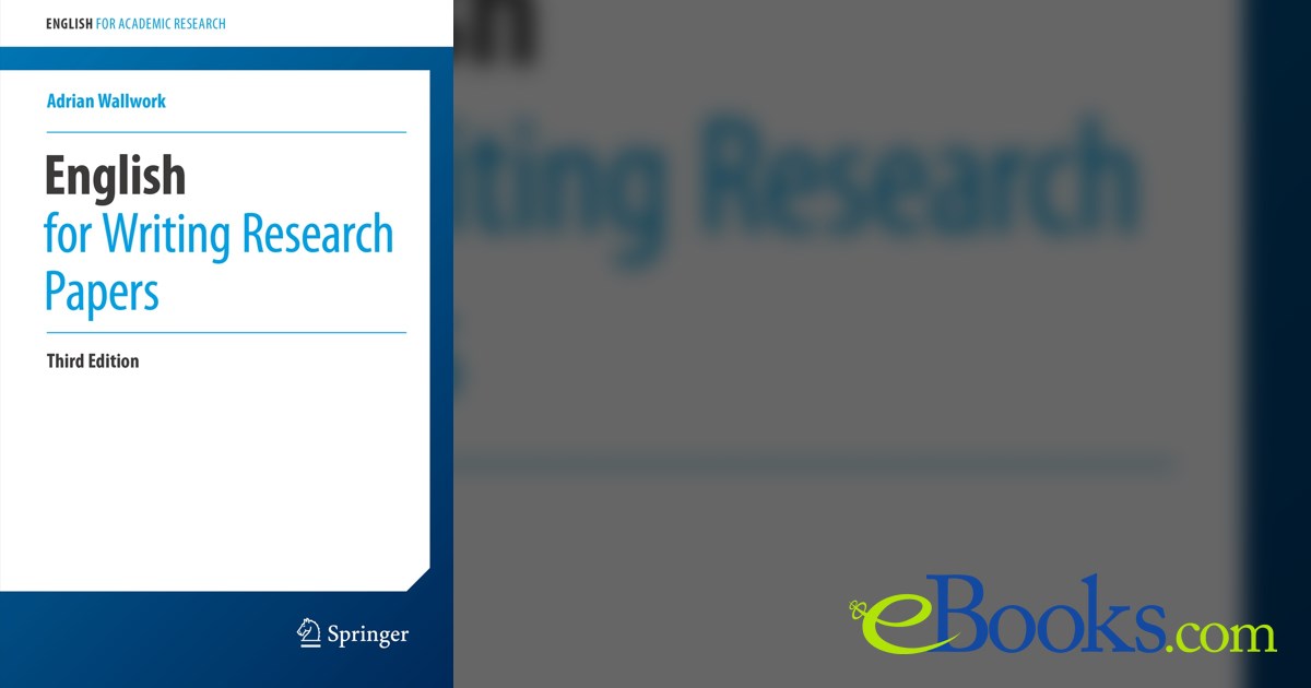 English for Writing Research Papers (3rd ed.)
