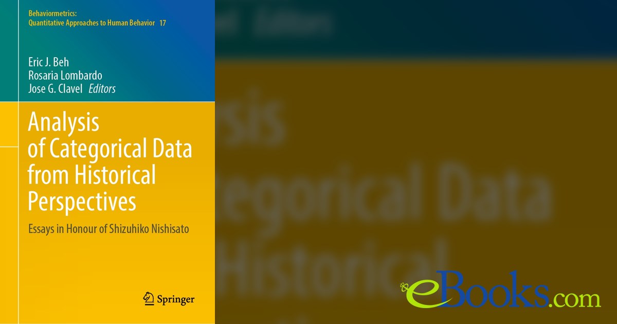 Analysis of Categorical Data from Historical Perspectives