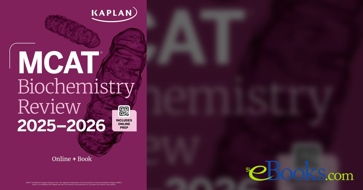 MCAT Biochemistry Review 2025-2026 by Kaplan Test Prep (ebook)