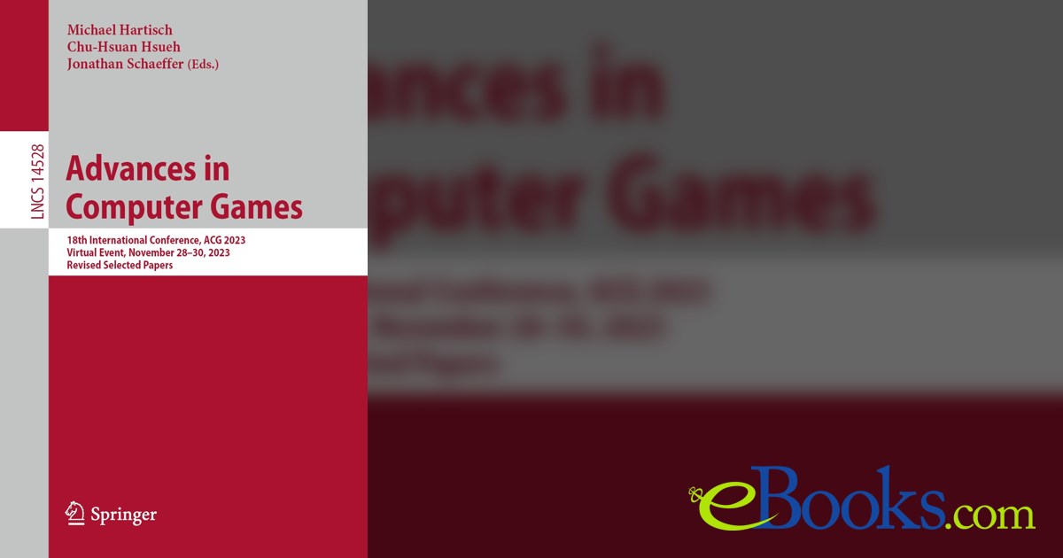 Advances in Computer Games by Michael Hartisch (ebook)