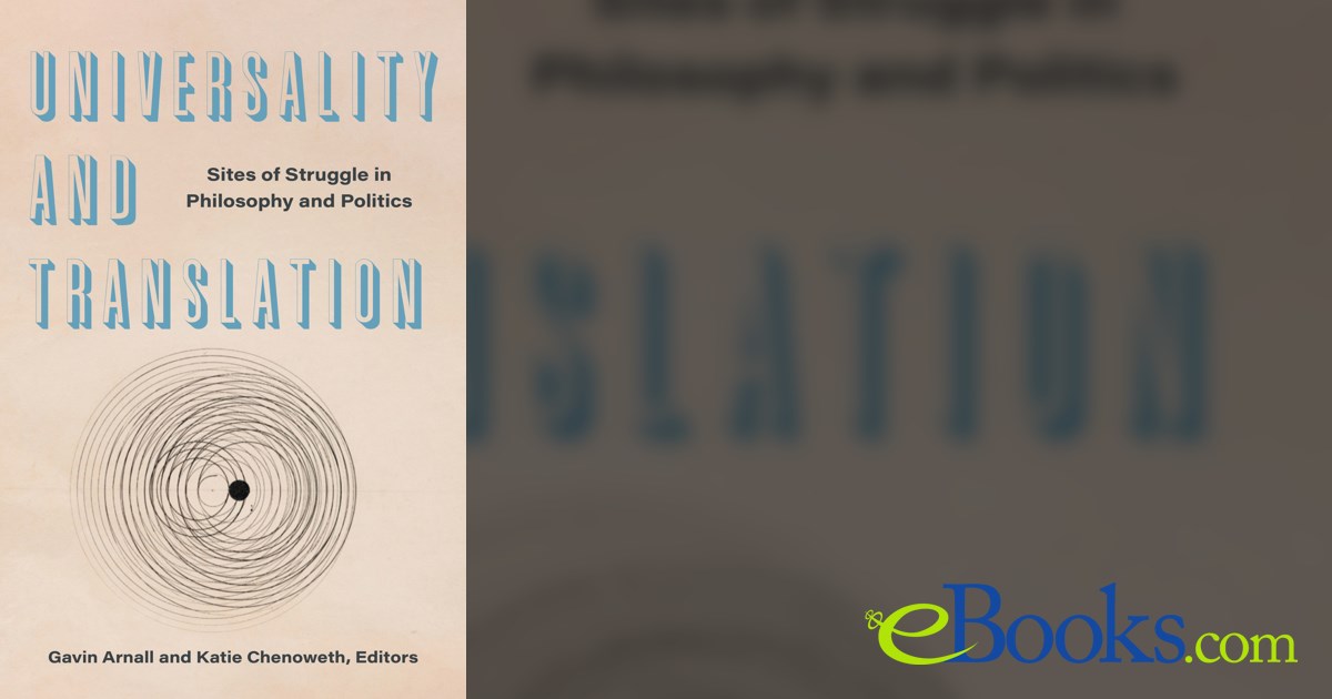Universality and Translation by Gavin Arnall (ebook)