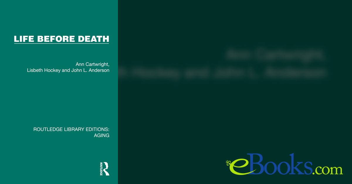 Life Before Death by Ann Cartwright (ebook)