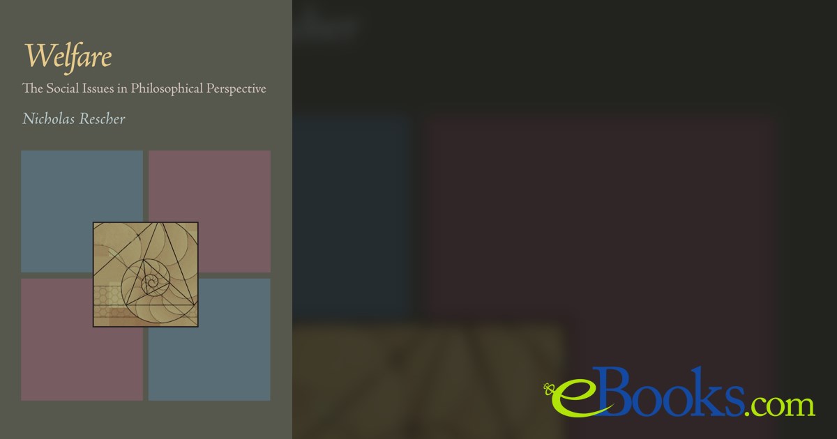 Welfare by Nicholas Rescher (ebook)