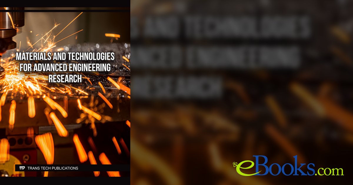 Materials and Technologies for Advanced Engineering Research