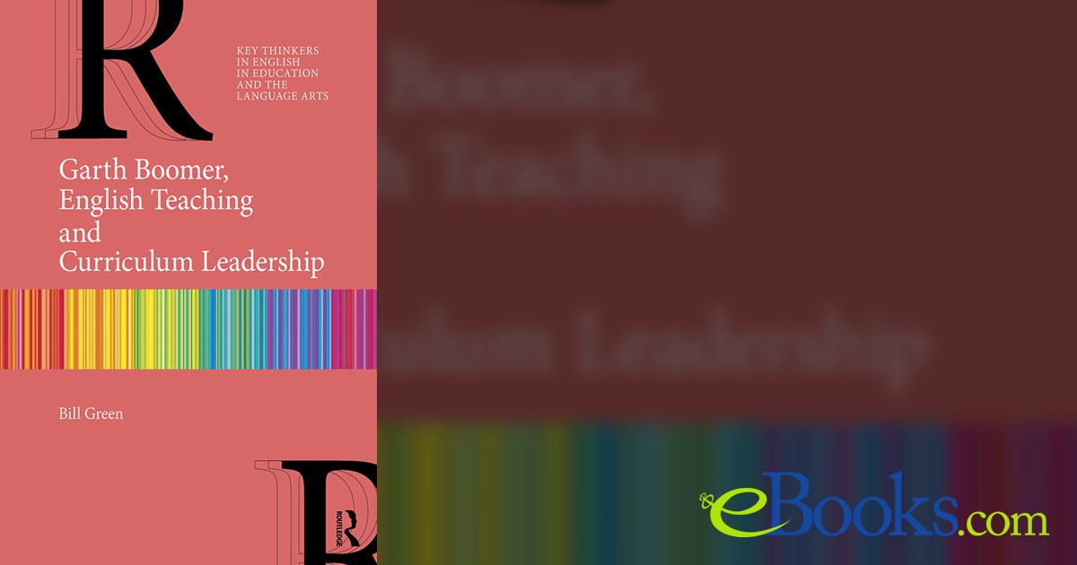 Garth Boomer, English Teaching and Curriculum Leadership