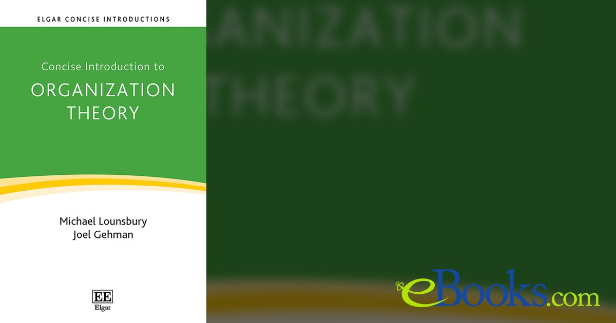 Concise Introduction to Organization Theory