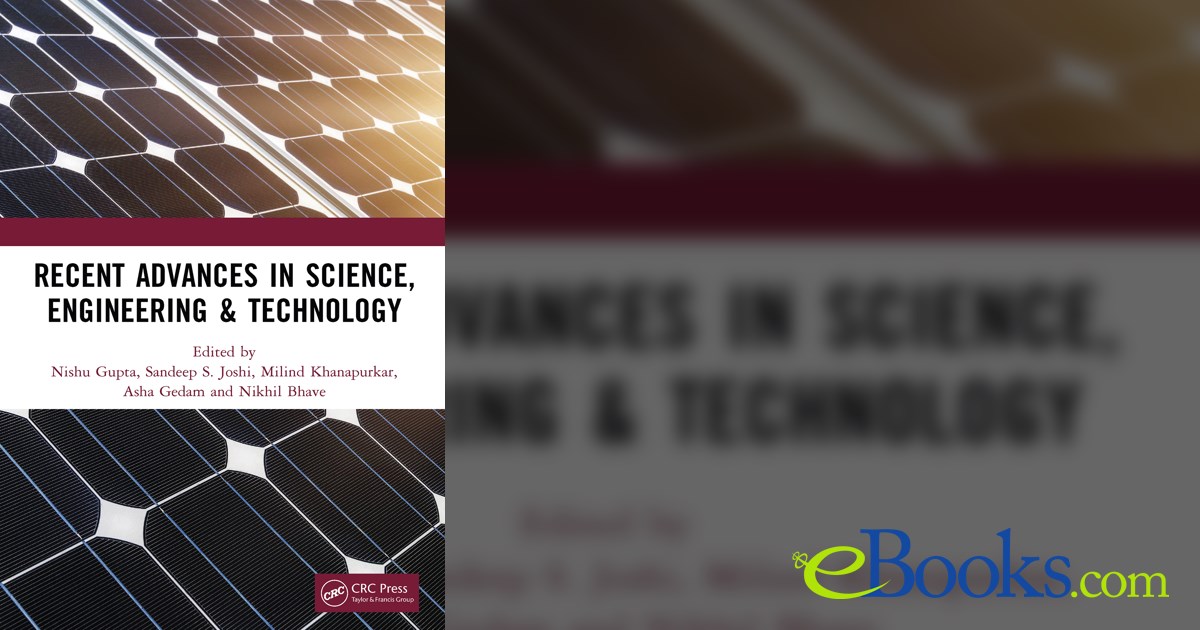 Recent Advances in Science, Engineering & Technology