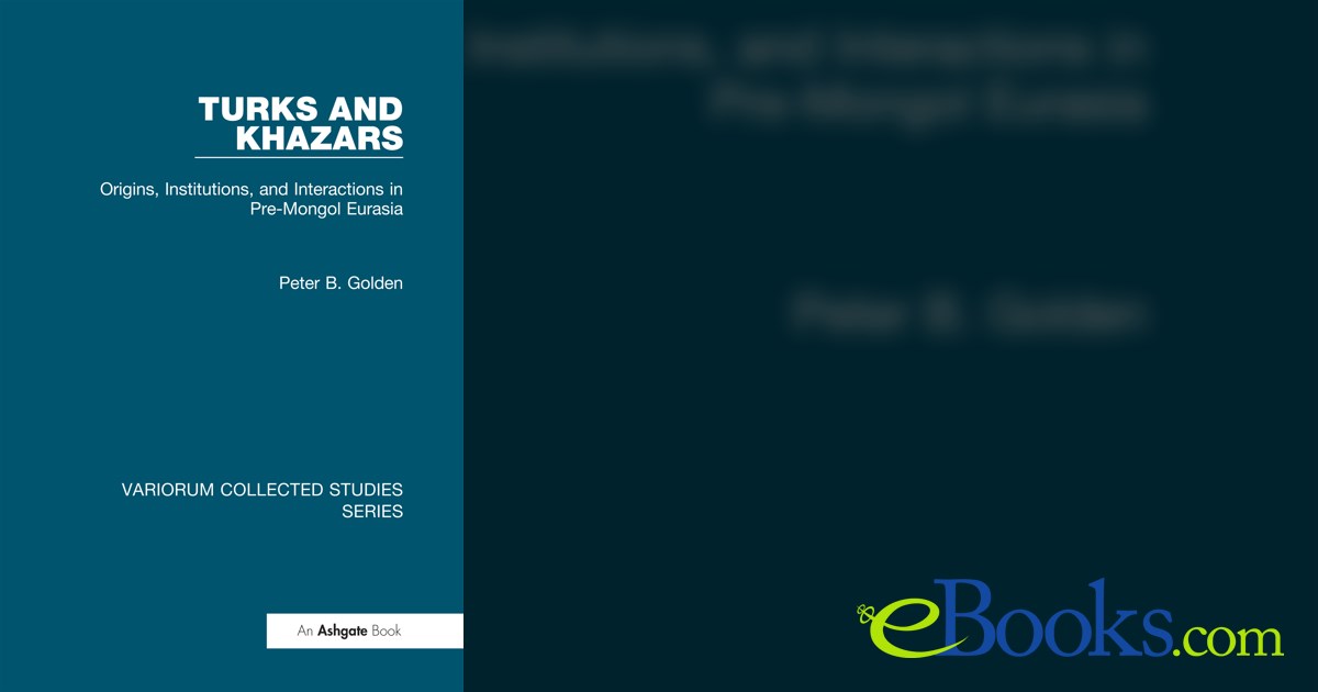 Turks and Khazars by Peter B. Golden (ebook)