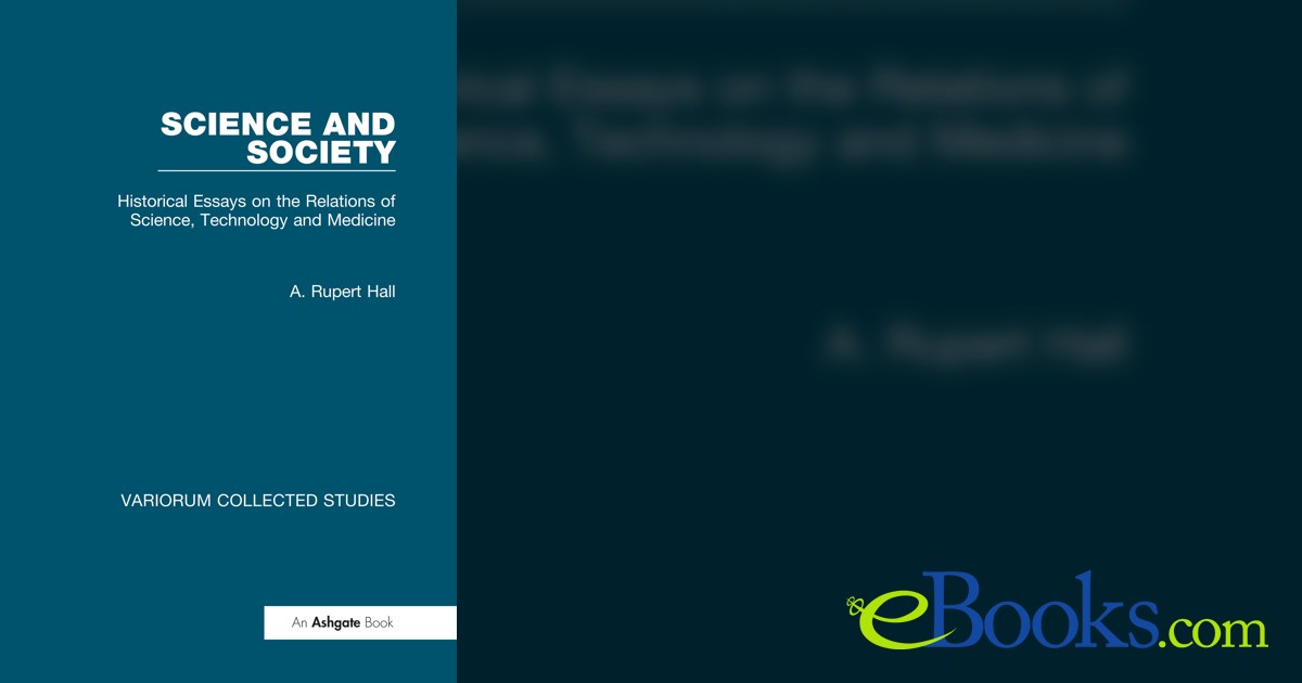 Science and Society by A. Rupert Hall (ebook)