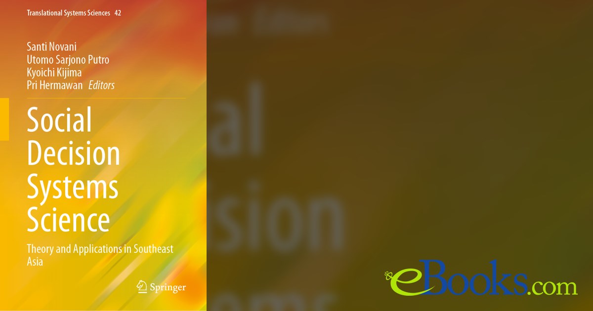 Social Decision Systems Science by Santi Novani (ebook)