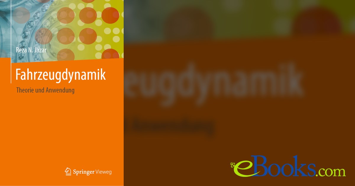 Fahrzeugdynamik by Reza N. Jazar (ebook)