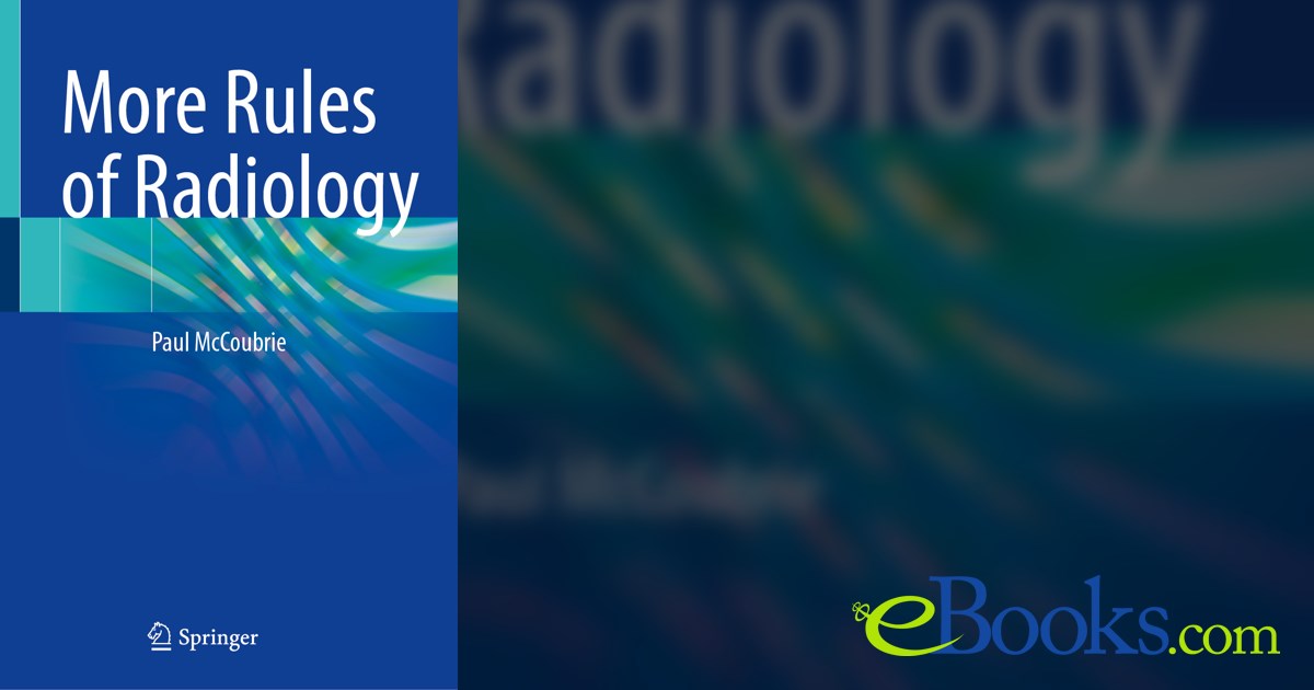 More Rules of Radiology by Paul McCoubrie (ebook)