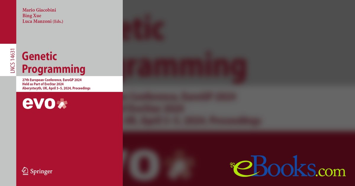 Genetic Programming by Mario Giacobini (ebook)