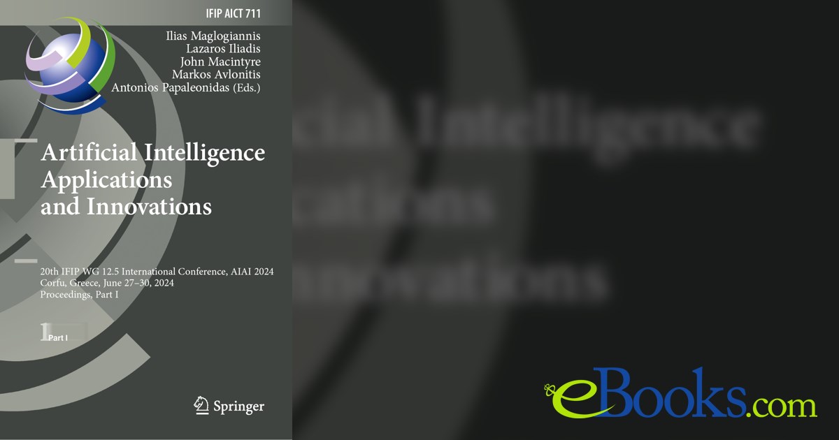 Artificial Intelligence Applications and Innovations