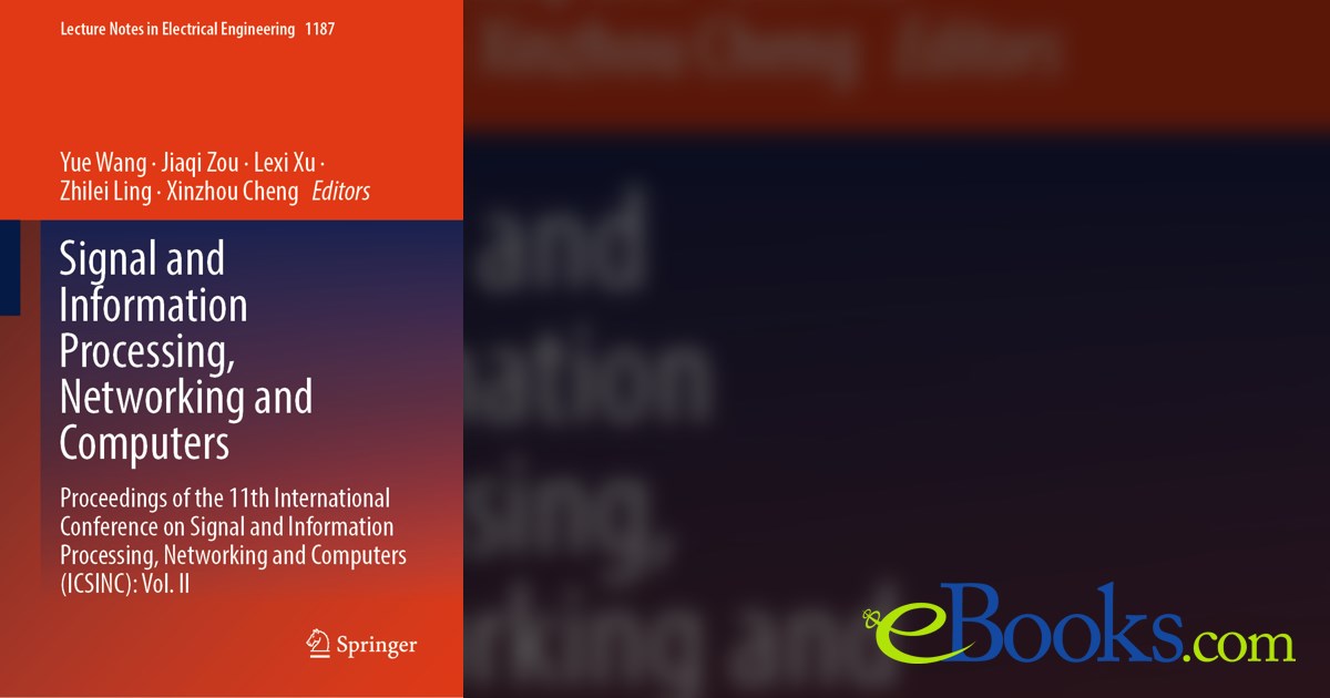 Signal and Information Processing, Networking and Computers