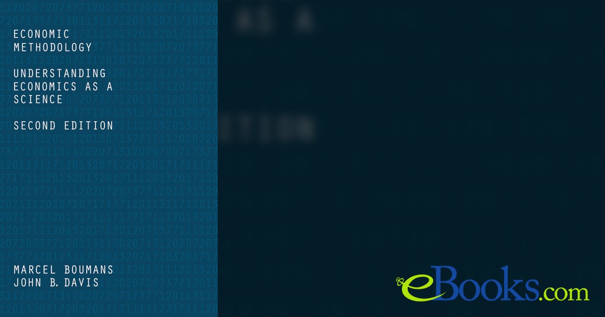 Economic Methodology (2nd ed.) by Marcel Boumans (ebook)