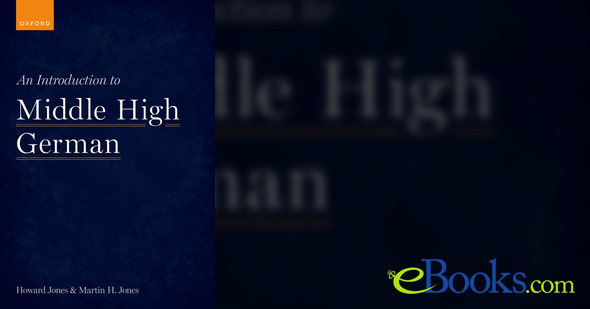 An Introduction to Middle High German by Howard Jones (ebook)