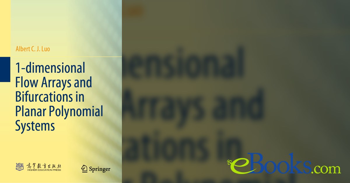 1-dimensional Flow Arrays and Bifurcations in Planar Polynomial Systems