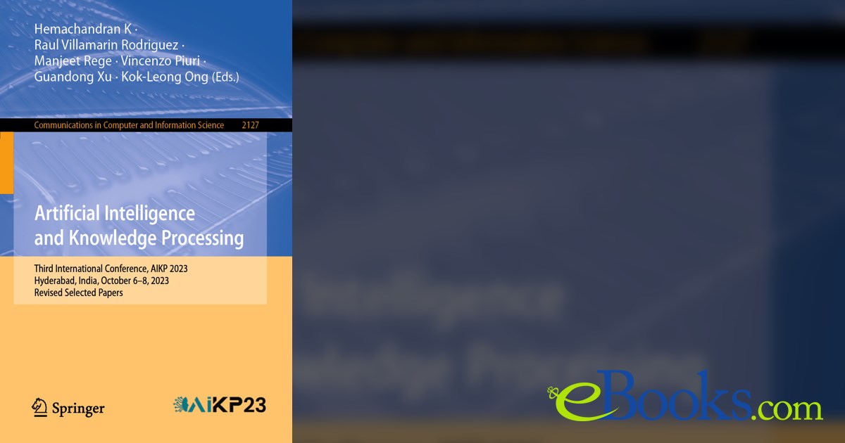 Artificial Intelligence and Knowledge Processing