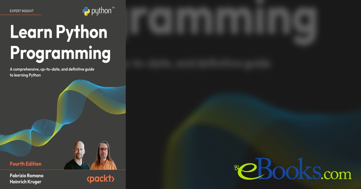 Learn Python Programming by Fabrizio Romano (ebook)