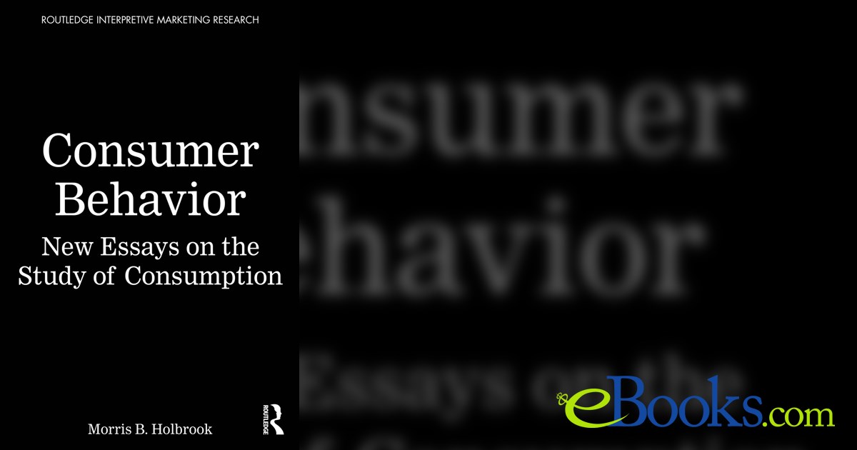 Consumer Behavior by Morris B. Holbrook (ebook)