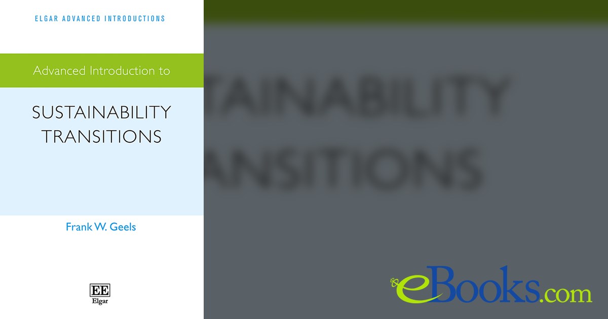 Advanced Introduction to Sustainability Transitions