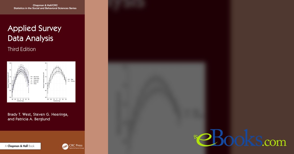 Applied Survey Data Analysis (3rd ed.) by Brady T. West (ebook)