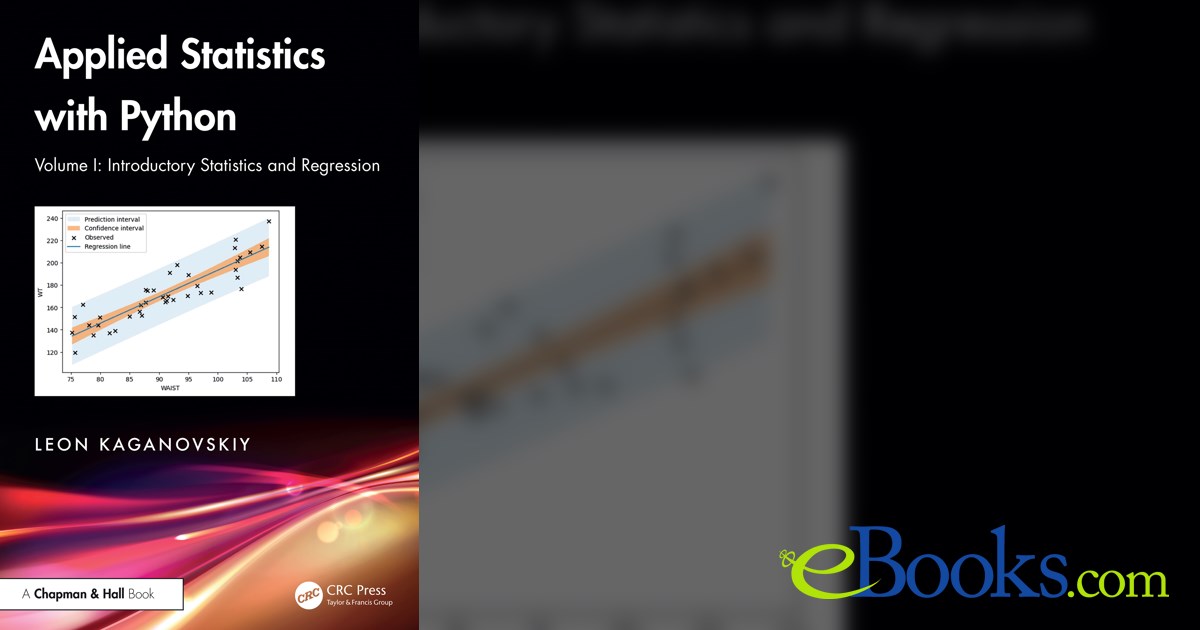 Applied Statistics with Python by Leon Kaganovskiy (ebook)