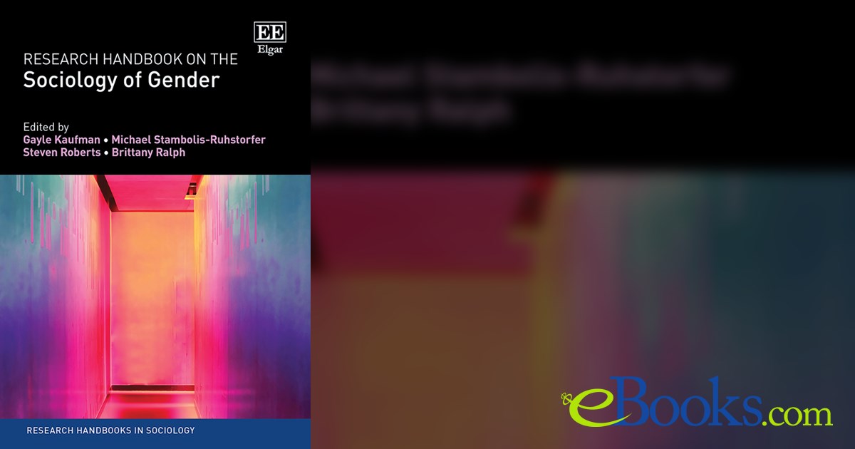 Research Handbook on the Sociology of Gender