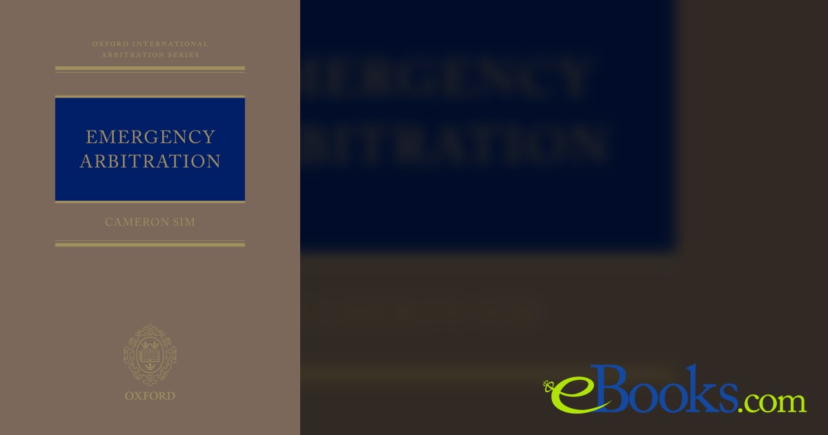 Emergency Arbitration by Cameron Sim (ebook)