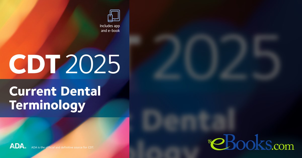 CDT 2025 Book and App by American Dental Association (ebook)